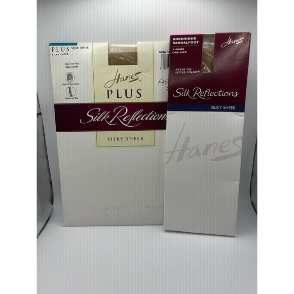 Hanes | Accessories | Hanes Silk Reflections Silky Sheer Pantyhose And ...